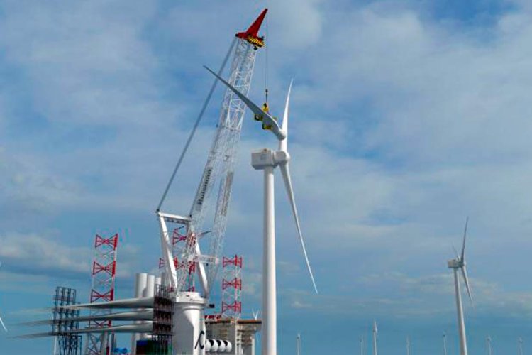 Huisman awarded Leg Encircling Crane order for Cadeler's installation ... Huisman awarded Leg Encircling Crane order for Cadeler's installation ...